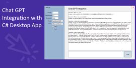 Chat GPT Integration with C# Desktop Application by Mirshaibal | Codester