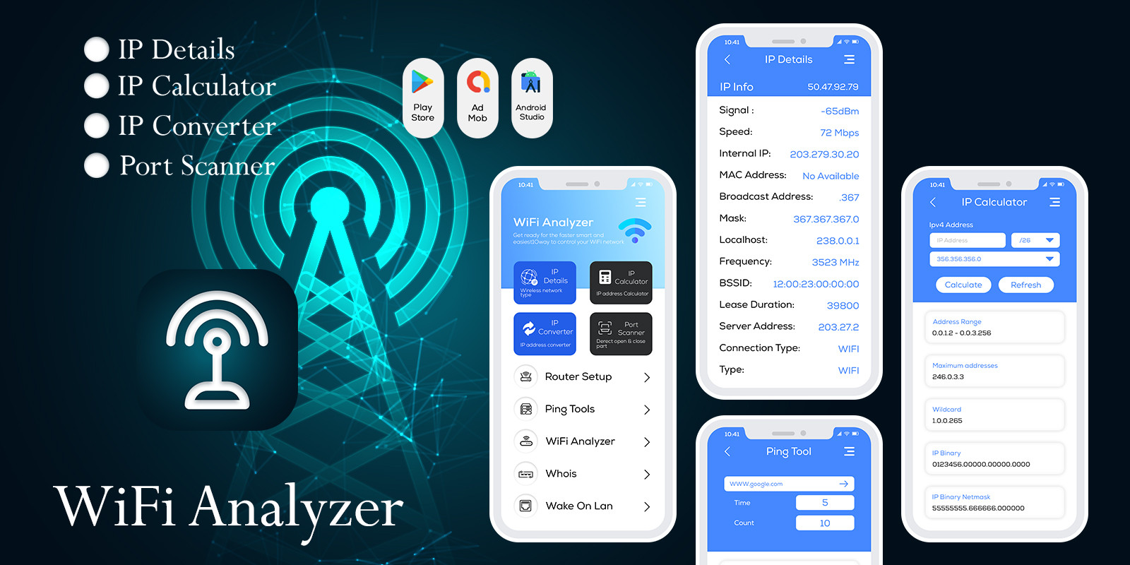 Wifi Analyzer Android App Source Code By Elveeinfotech Codester