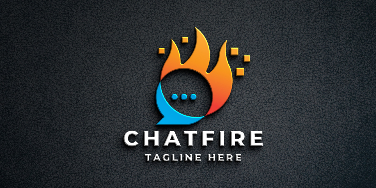 Chat Fire Logo Pro Template by Modernikdesign | Codester