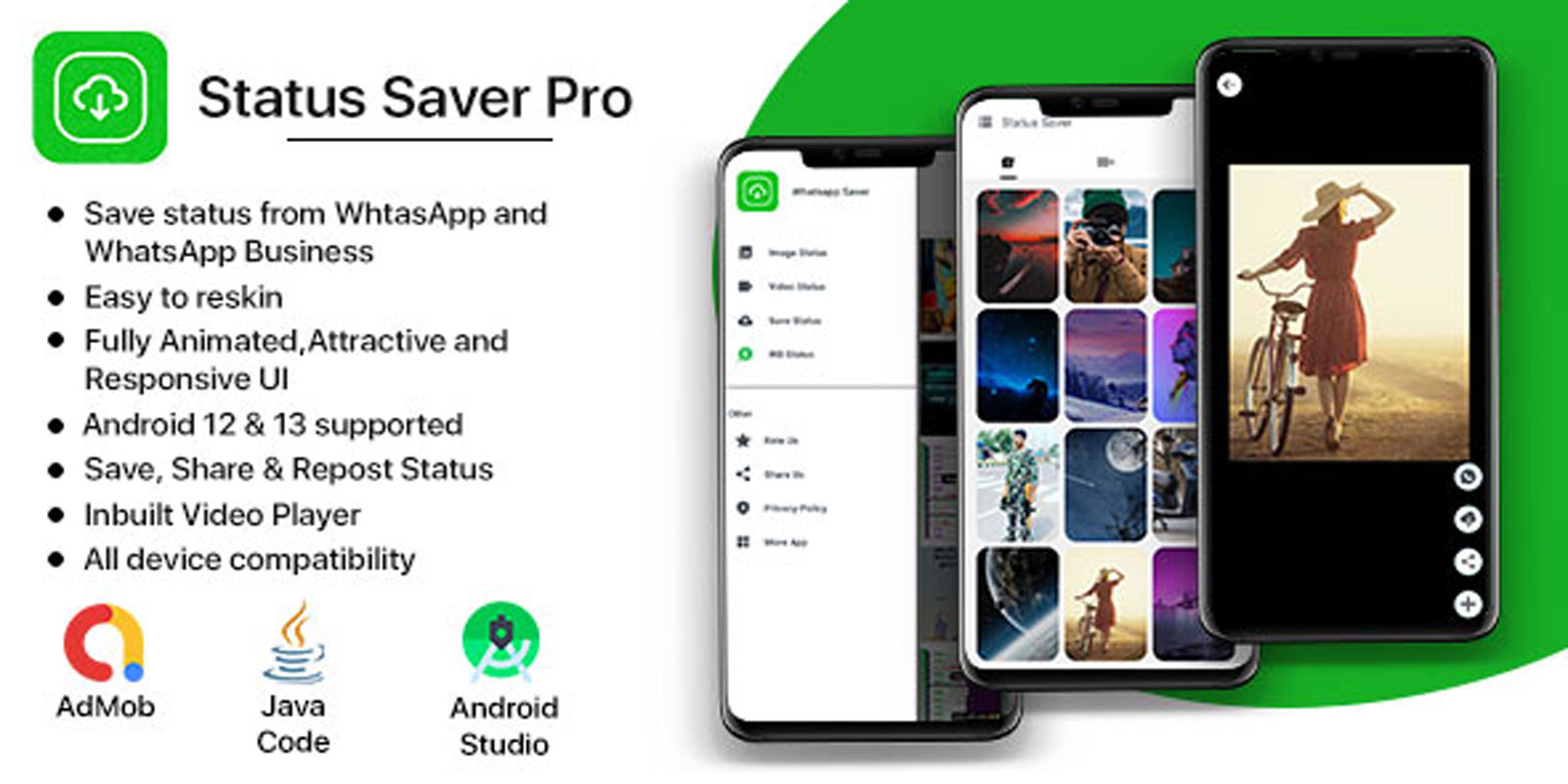 Status Saver Pro - Android App Source Code by AkInfotech | Codester
