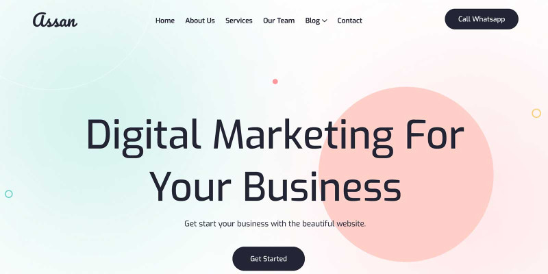 Assan - Digital Marketing Agency HTML Template by Themeocean | Codester