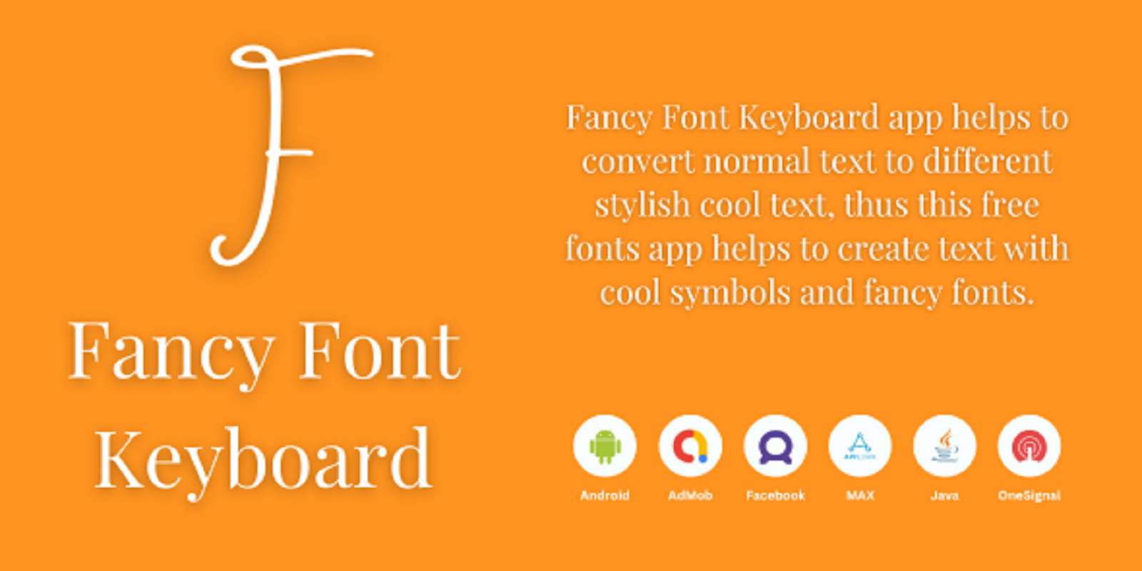 Fancy Font Keyboard Android by Hrnathani | Codester