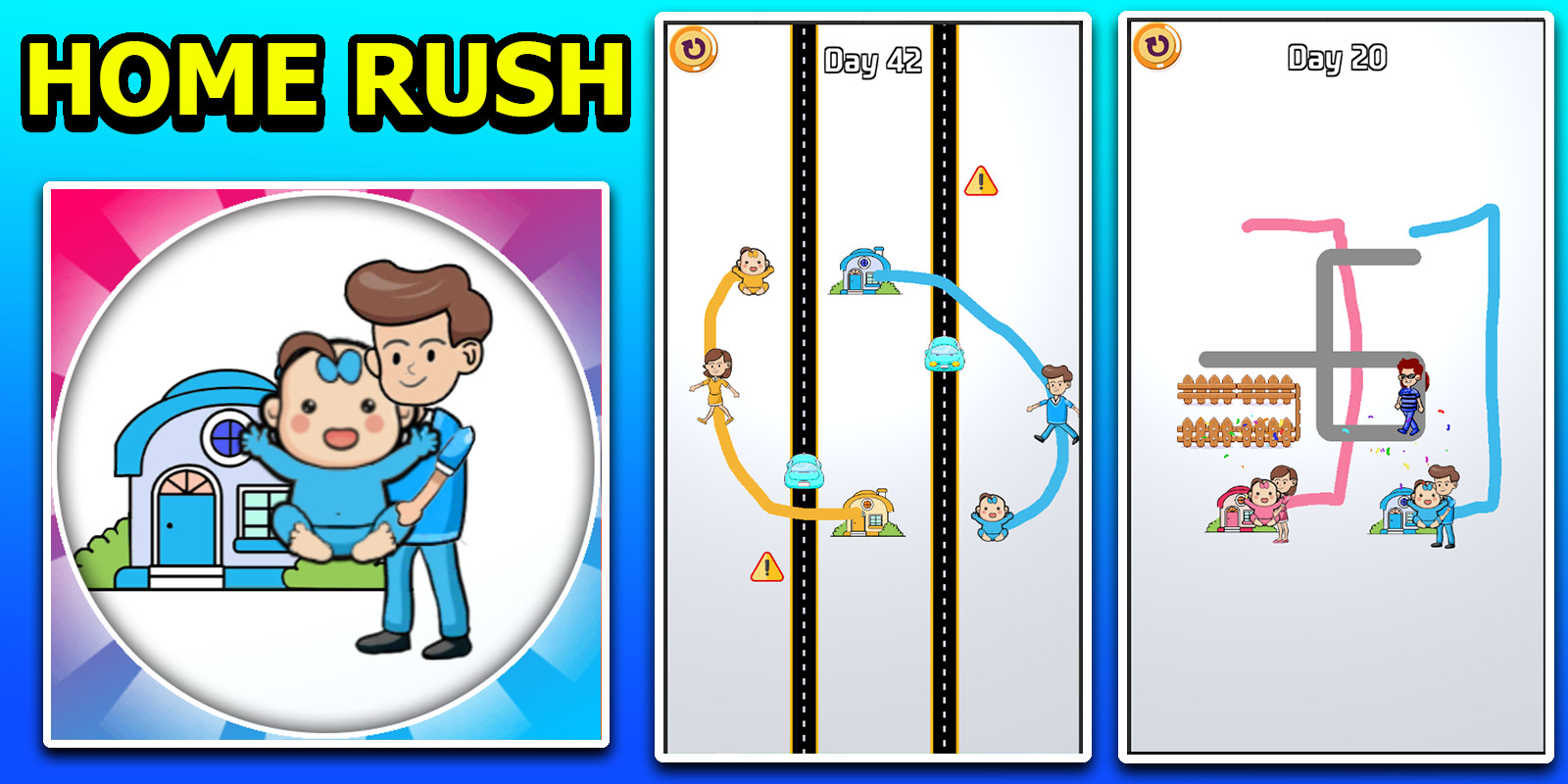 Home Rush Puzzle Game Unity Source Code by NextLevelGames | Codester