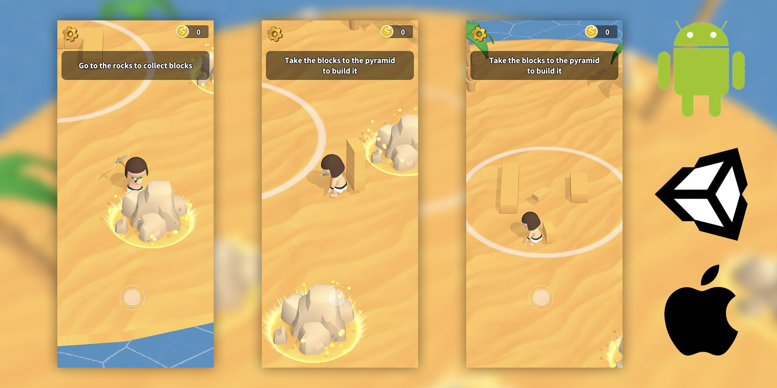 Pyramid Builder - Unity App Template by Serbull | Codester