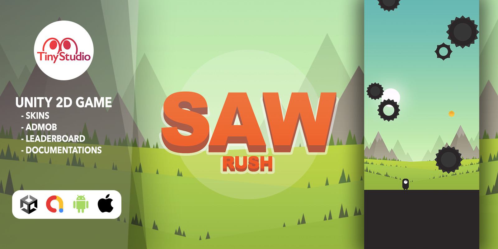 Saw Rush - Unity Source Code by TinyStudio | Codester