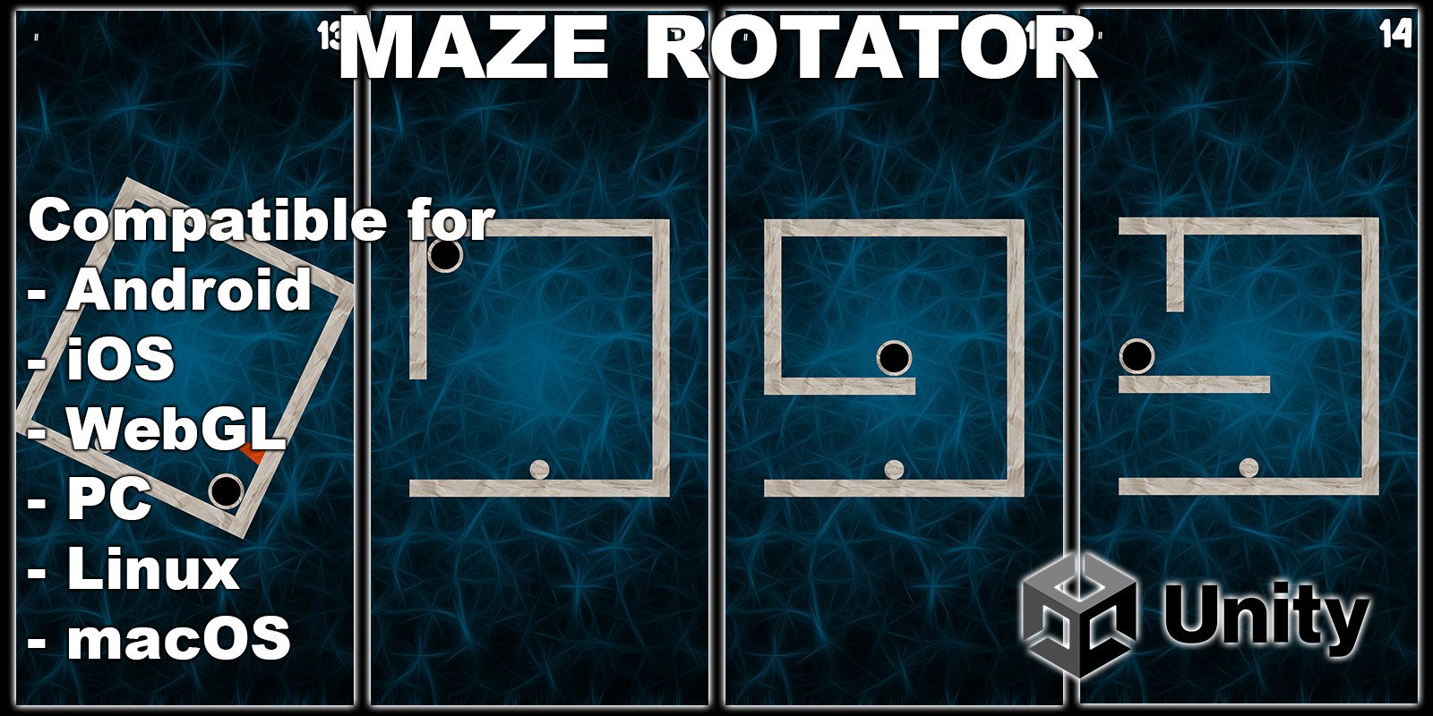 Maze Rotator - Unity Puzzle Game by NeonSpaceFighter | Codester