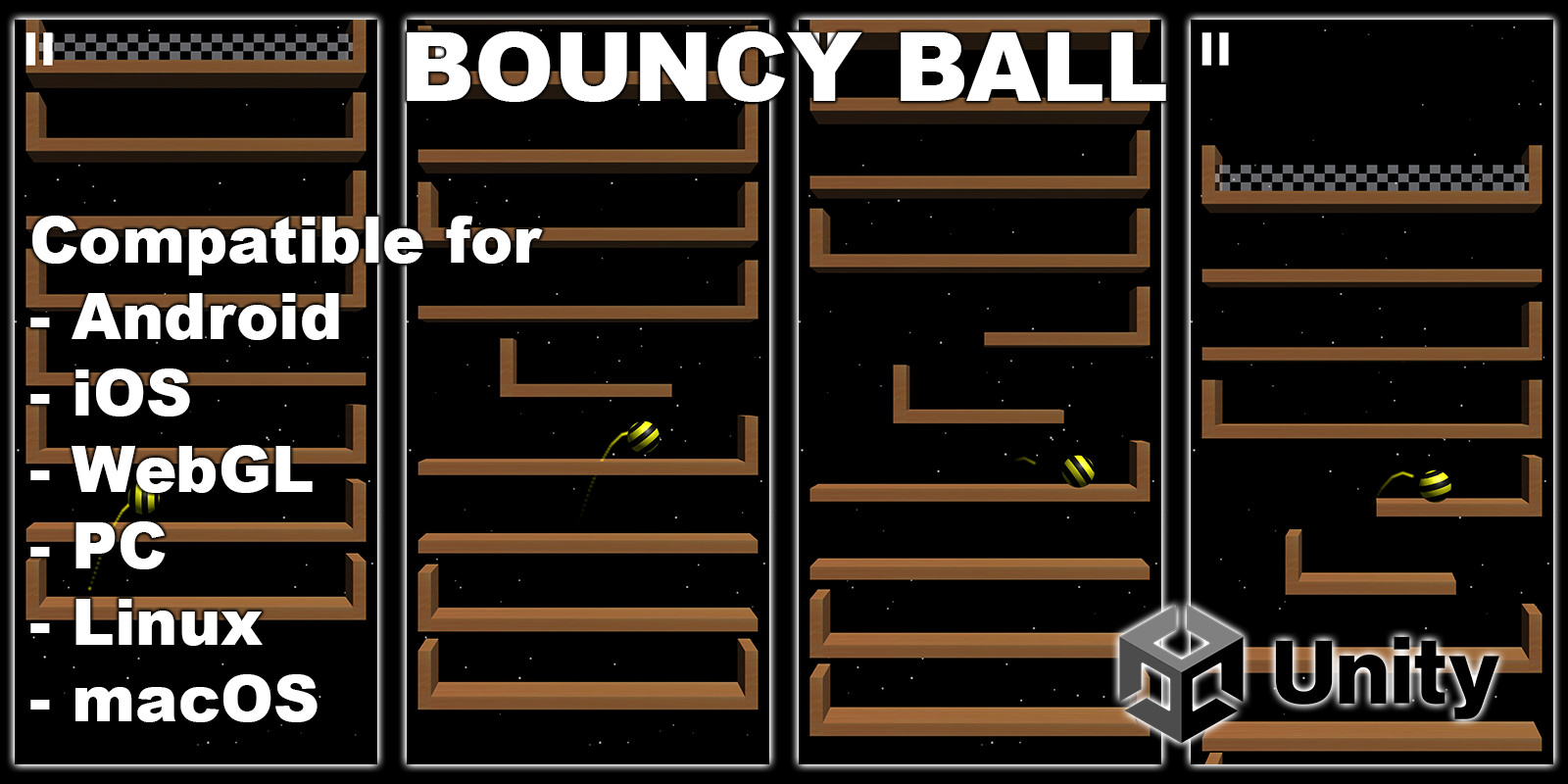 Bouncy Ball | Jumping Marble - Unity Game by NeonSpaceFighter | Codester