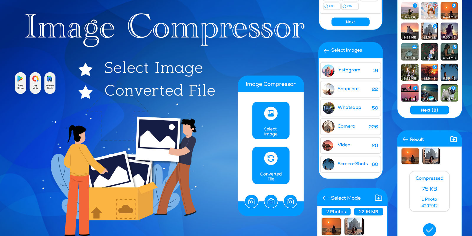 Image Compressor and Resizer For Android by Elveeinfotech | Codester