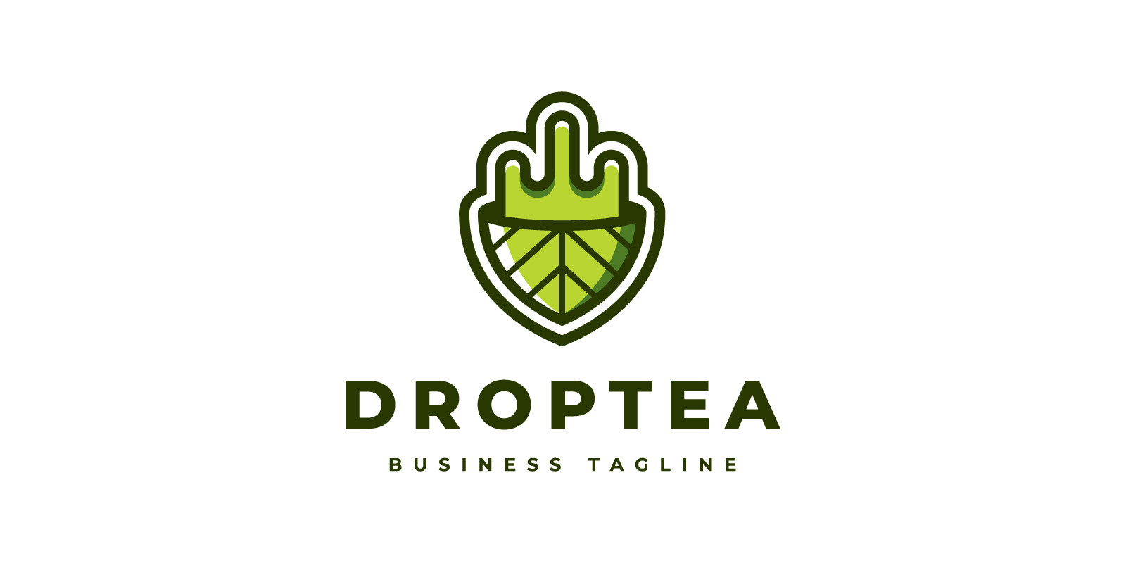 Nature Drop Tea Logo Template by Ardies | Codester