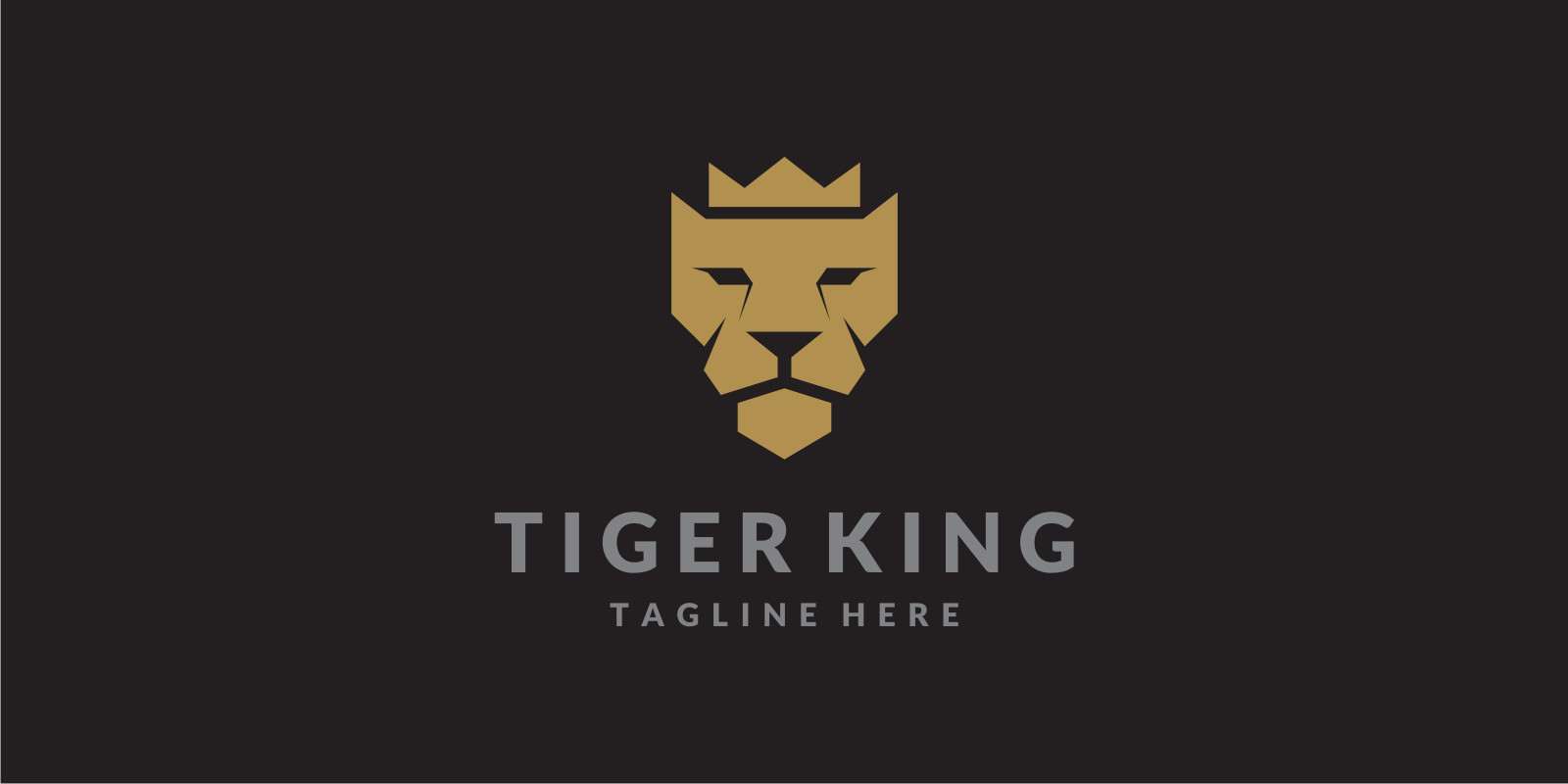 Tiger King Logo Template by Yopie | Codester
