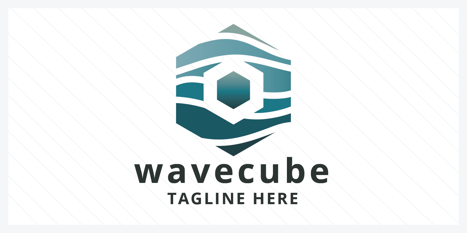 Wave Cube Pro Branding Logo by Modernikdesign | Codester