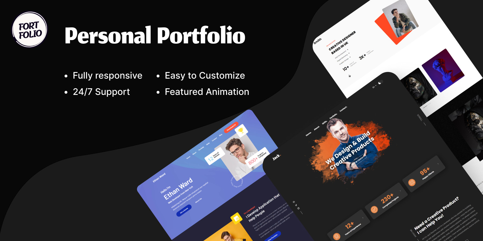 Fortfolio - Creative Portfolio Template by Geekstechgroup | Codester