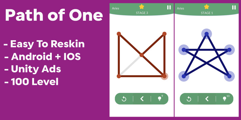 Path of One Unity Puzzle Game by Inassdream13 | Codester