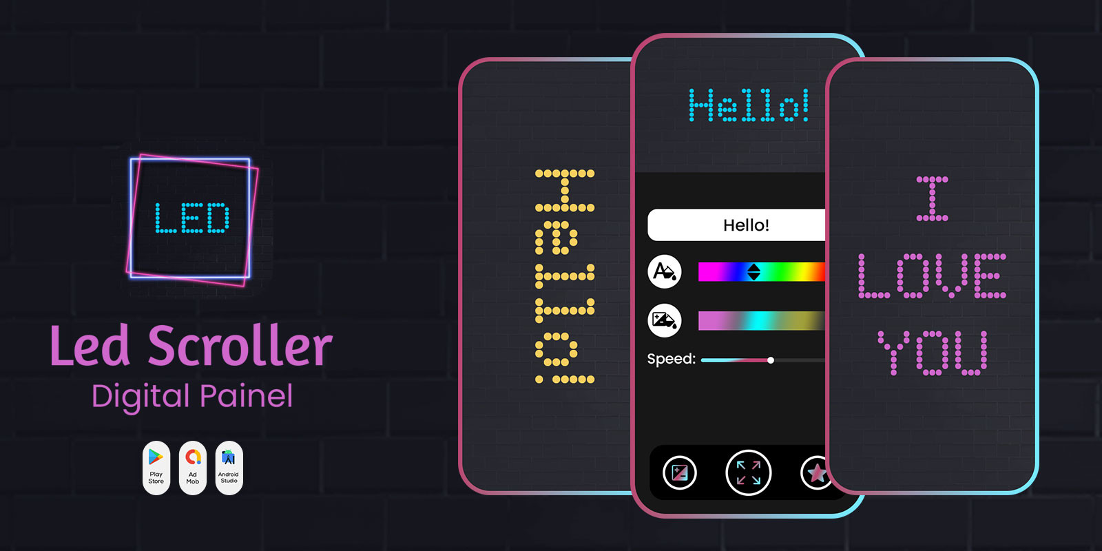 LED Scroller - Digital Painel - Android App by Elveeinfotech | Codester