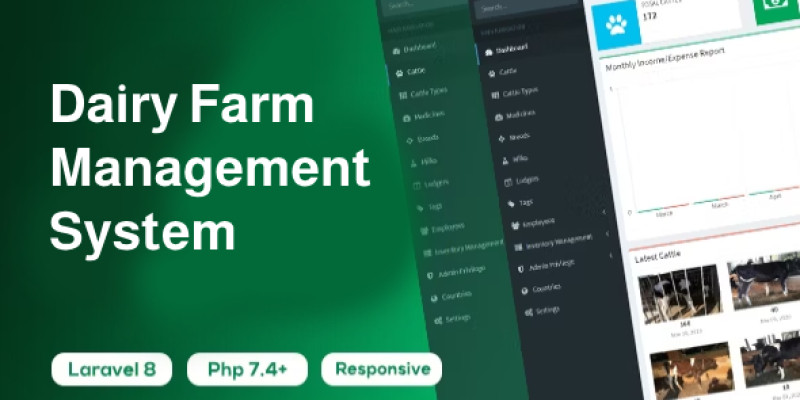 Dairy Farm Management Software by Wasi150198 | Codester