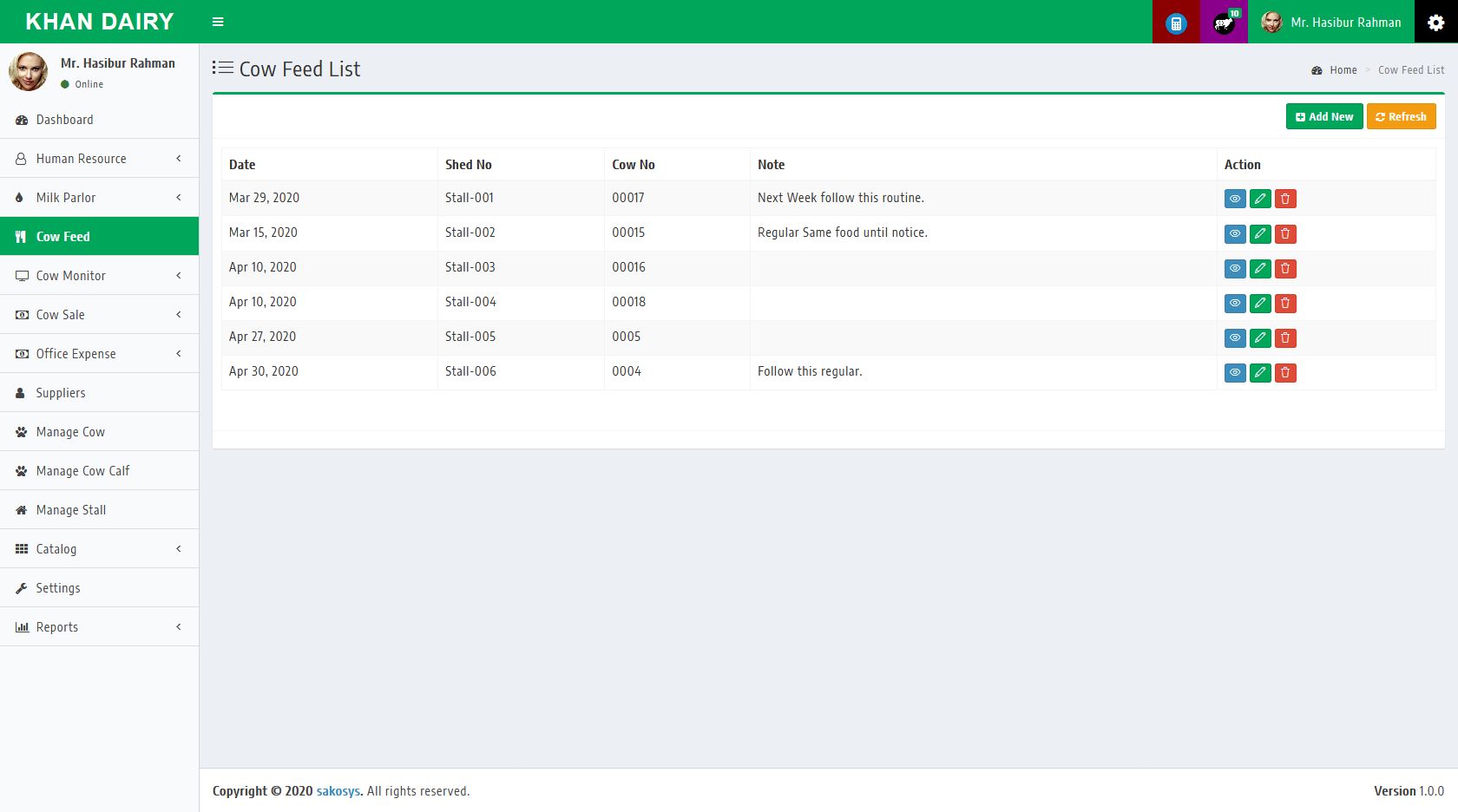 Dairy Farm Management Software by Wasi150198 | Codester