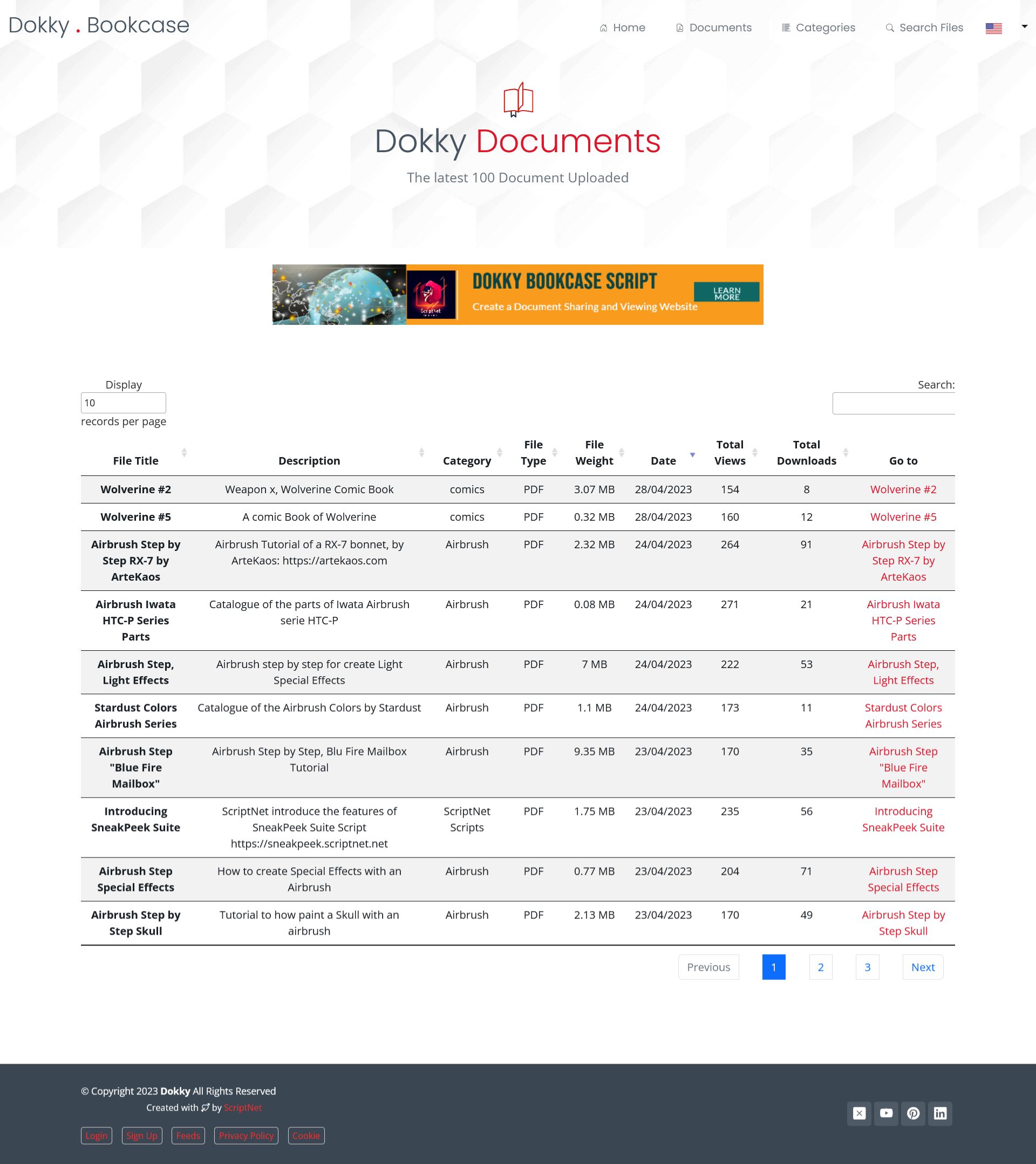 Dokky - View and Share Documents Online by ScriptNet | Codester