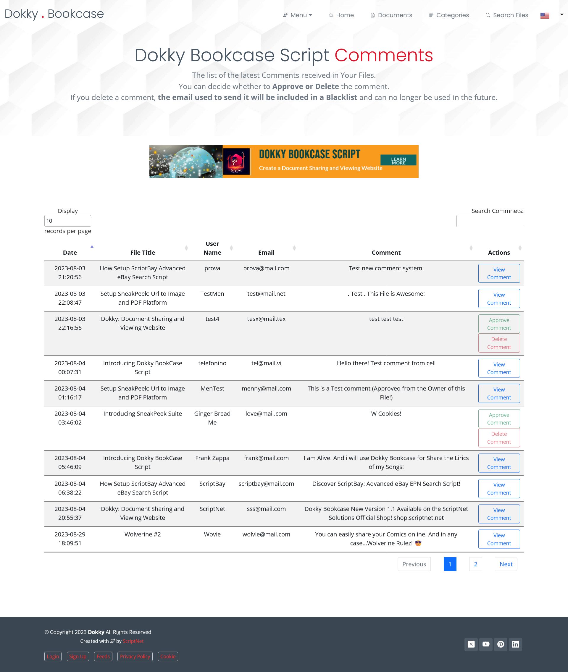 Dokky - View and Share Documents Online by ScriptNet | Codester