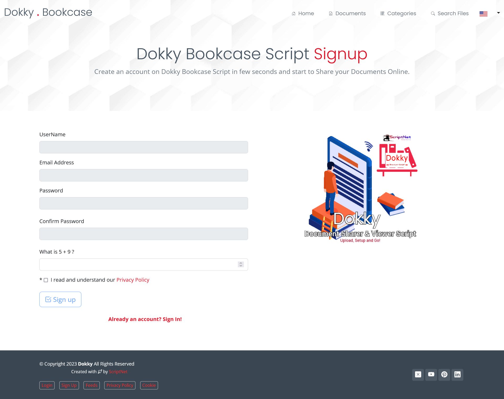 Dokky - View and Share Documents Online by ScriptNet | Codester