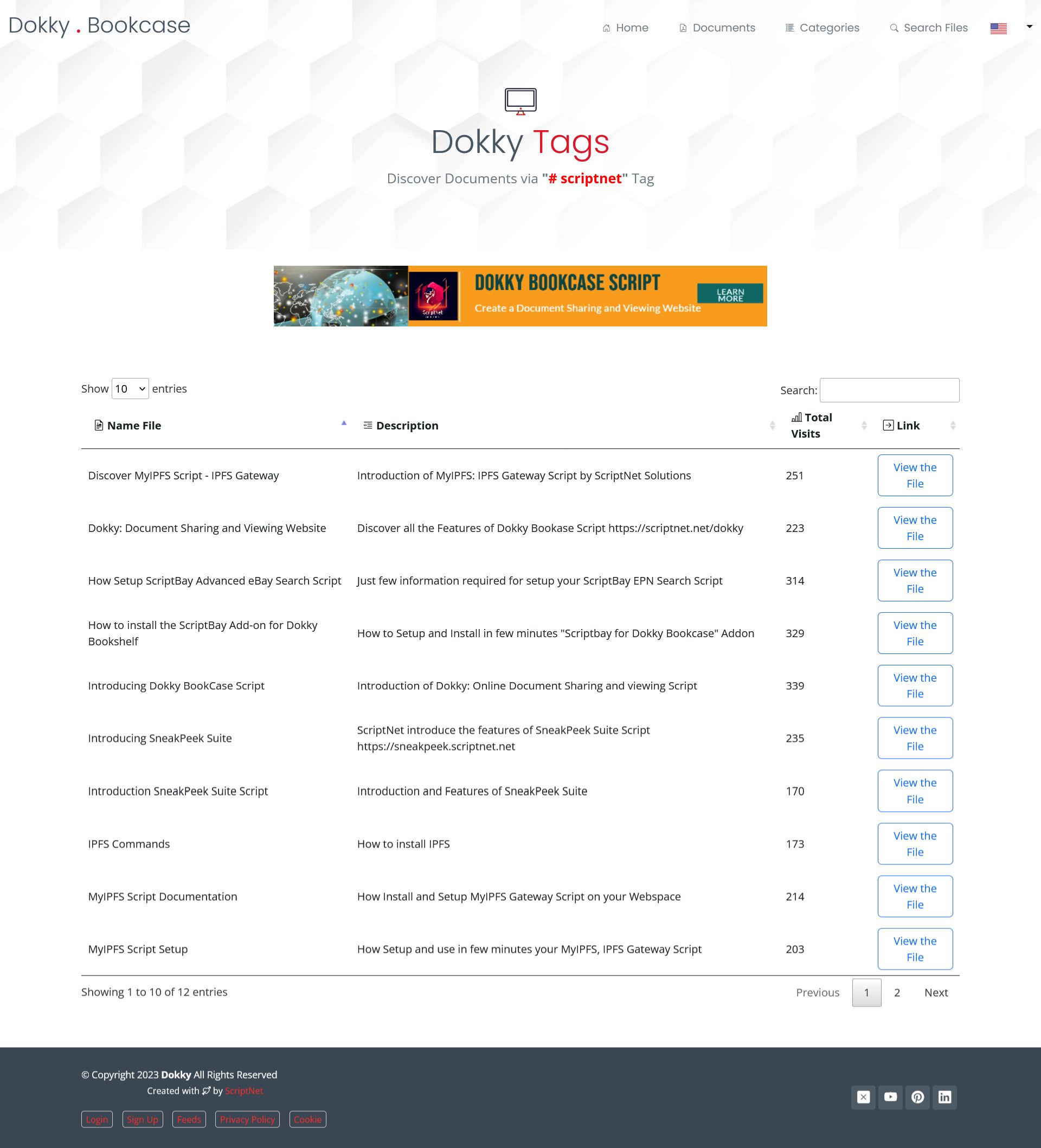 Dokky - View and Share Documents Online by ScriptNet | Codester