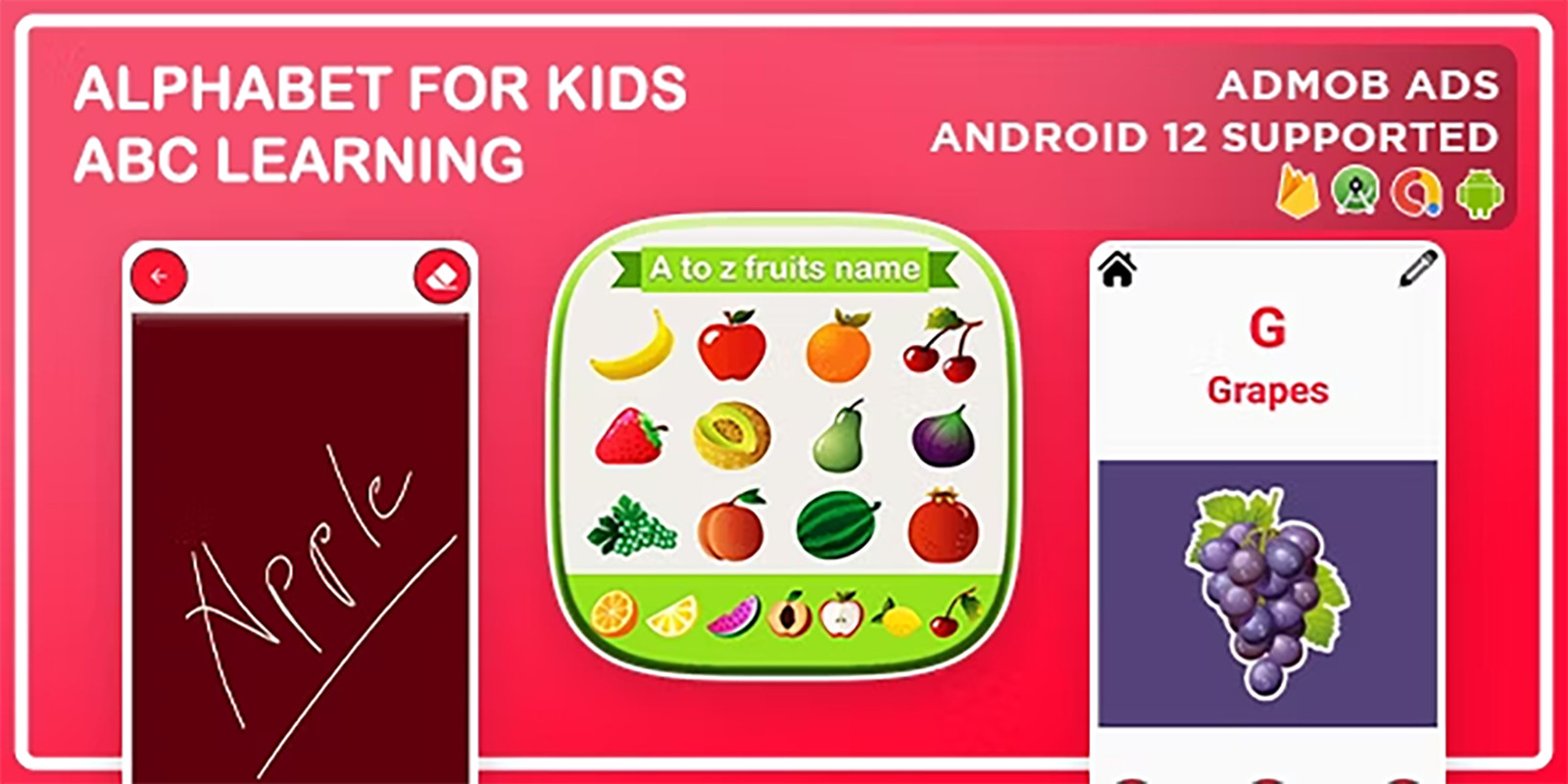 Alphabet for Kids ABC Learning Android by CelestialInfosoft | Codester