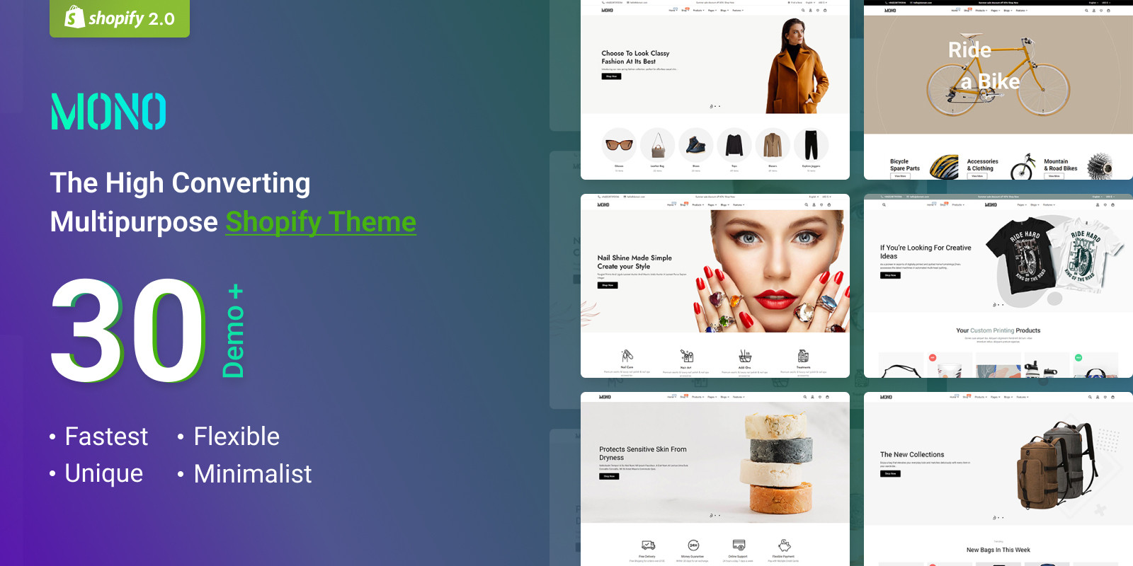 Mono - Multipurpose Shopify Theme OS 2.0 by Bulltheme | Codester