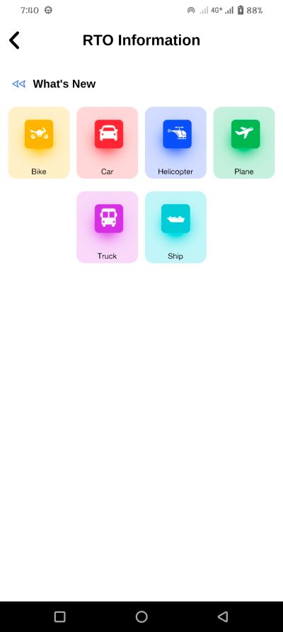RTO Vehicle Information Exam - Android App by Jethvainfotech | Codester