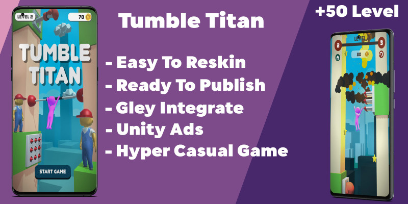 Tumble Titan - Unity App Template by Inassdream13 | Codester