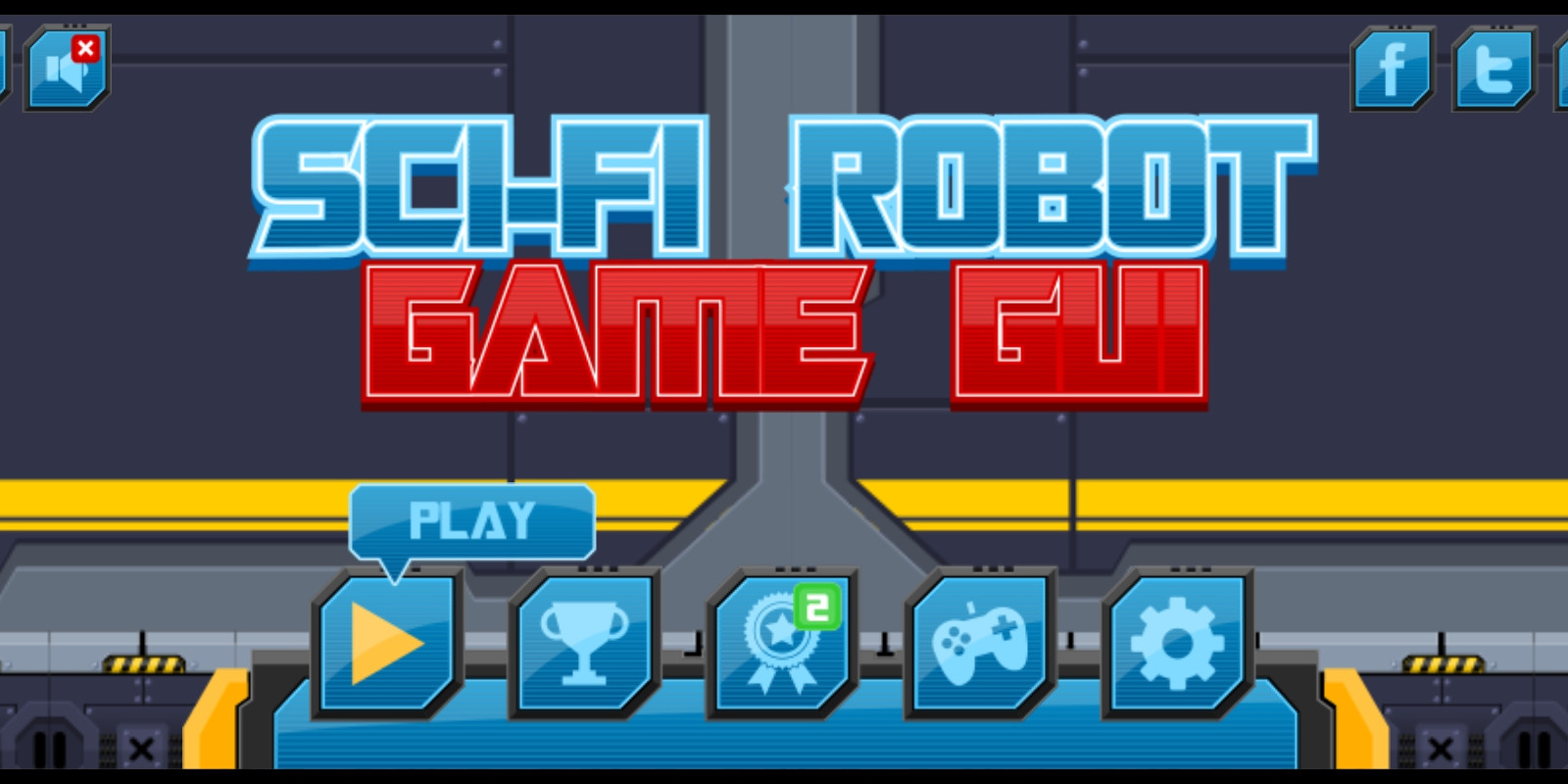 Sci-fi Robot - Game User Interface by PzUH | Codester