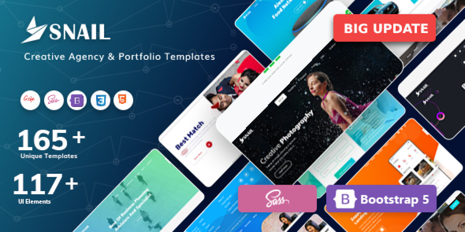 SNAIL – Creative Agency And Portfolio Template by ChetsApp | Codester