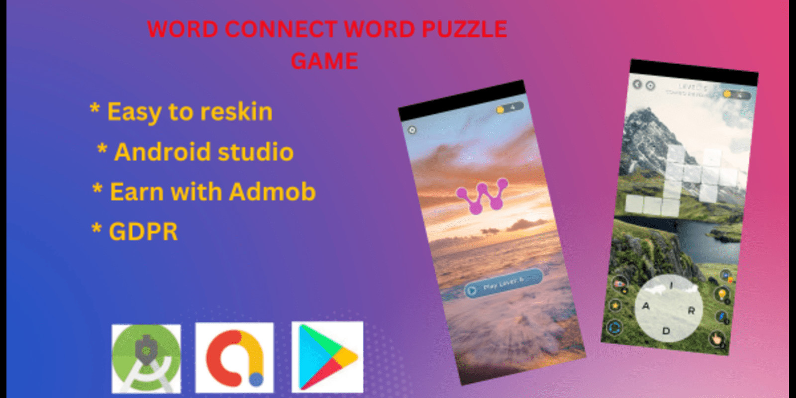 Word connect - Android Studio Project by Mwaba62 | Codester