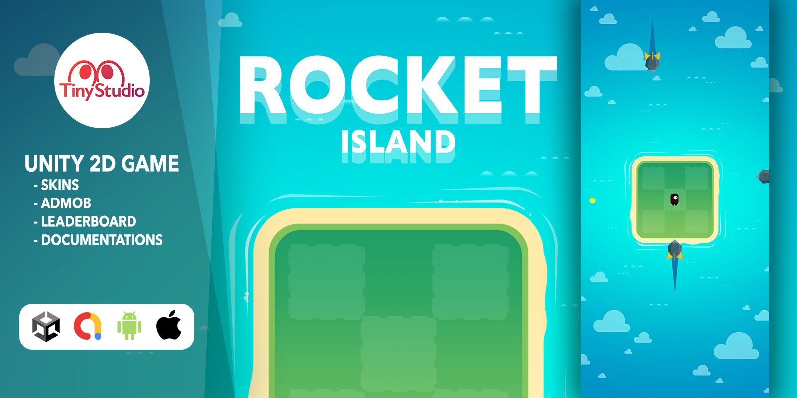 Rocket Island - Unity project by TinyStudio | Codester