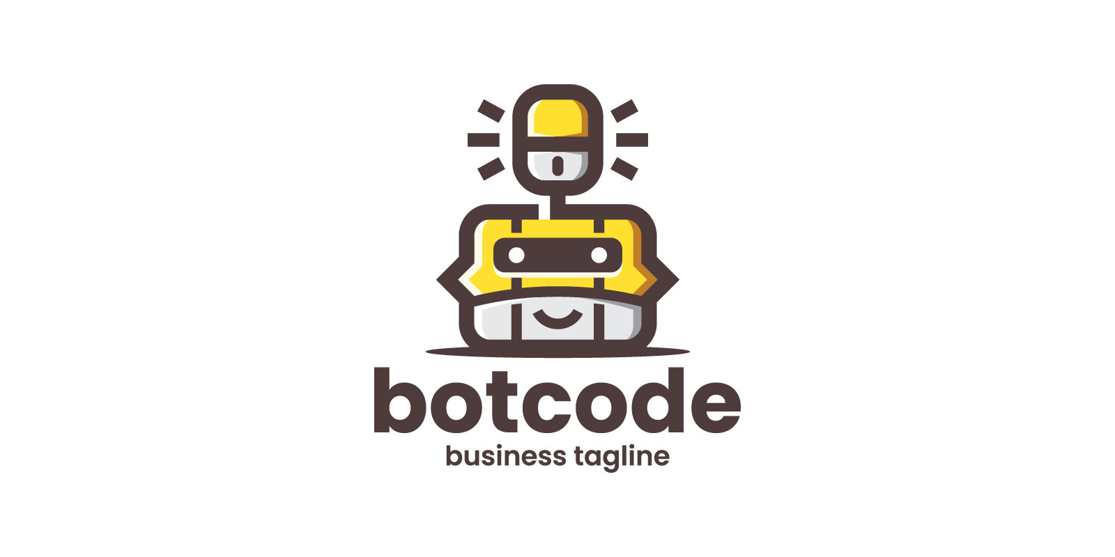 Bot Coder Logo Template by Ardies | Codester