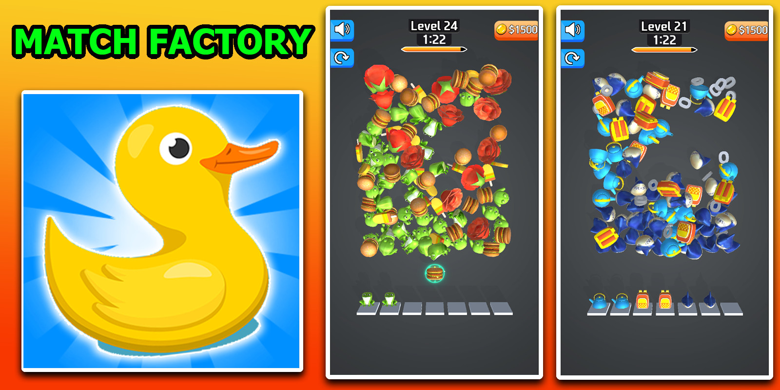 Match Factory Sort Puzzle Trending Game Code Unity by NextLevelGames | Codester