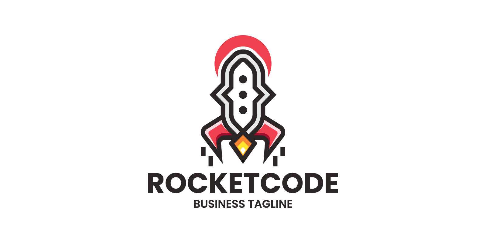Rocket Code Logo Template by Ardies | Codester