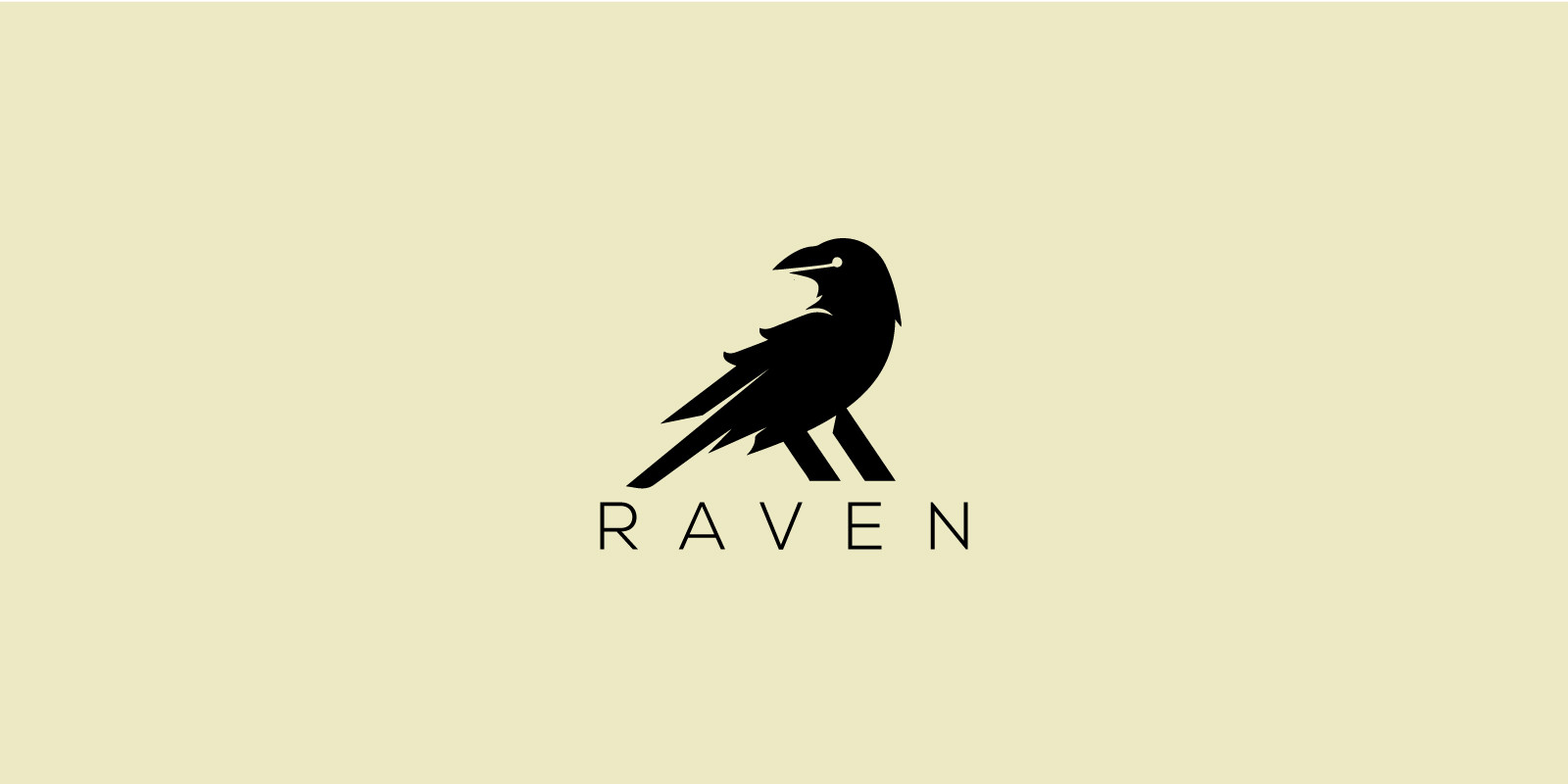 Black Raven Logo Template by Farahnaveed | Codester