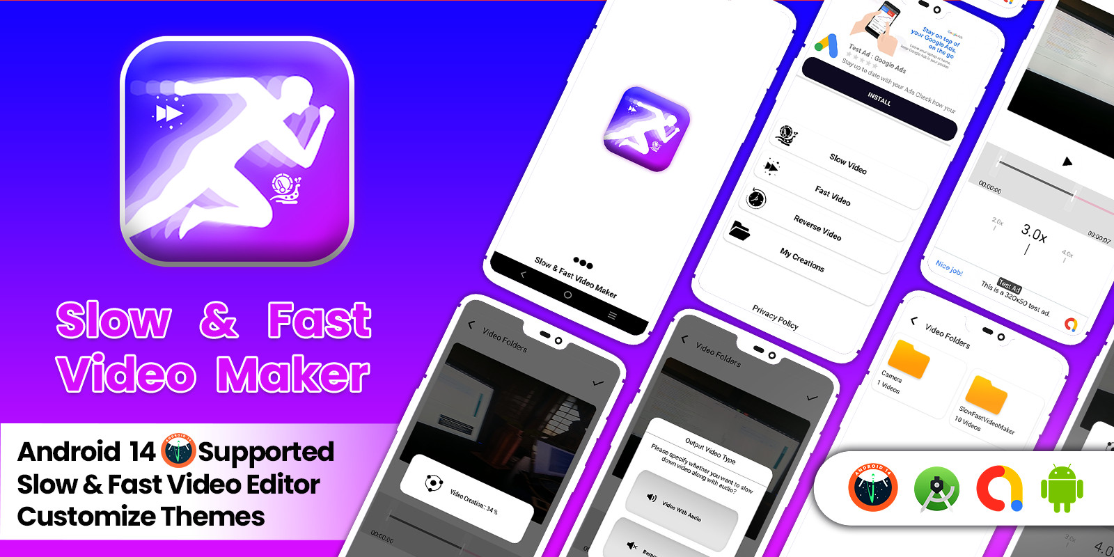 Slow Motion Android App Source Code By Celestialinfosoft Codester