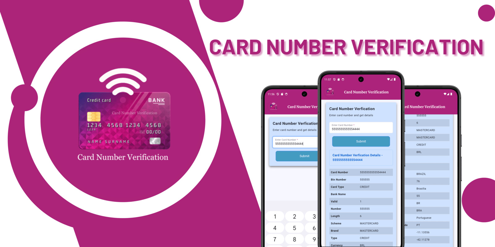Card Number Verification - Android | Codester