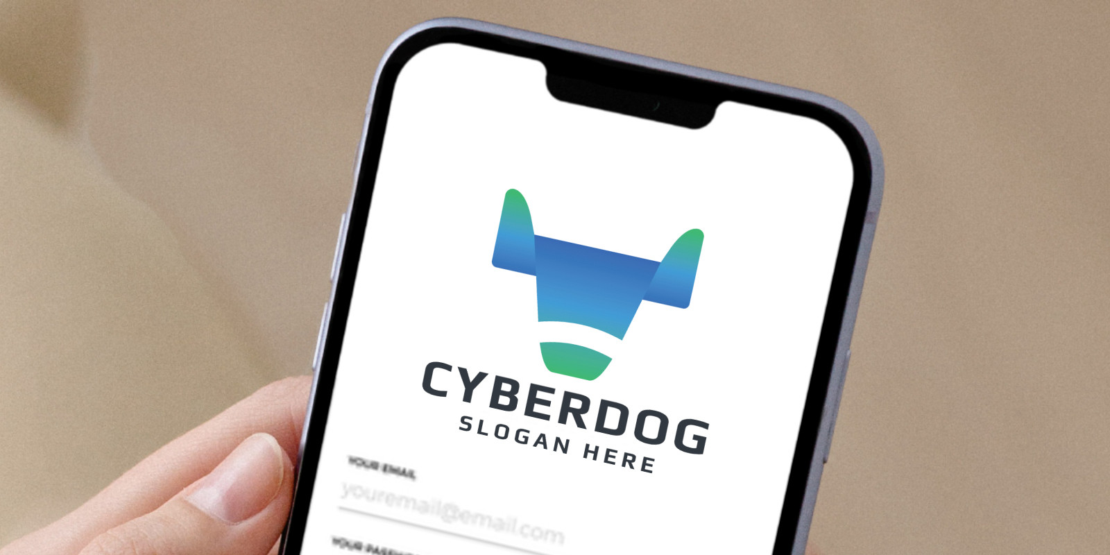 Cyber Dog Security Logo | Codester