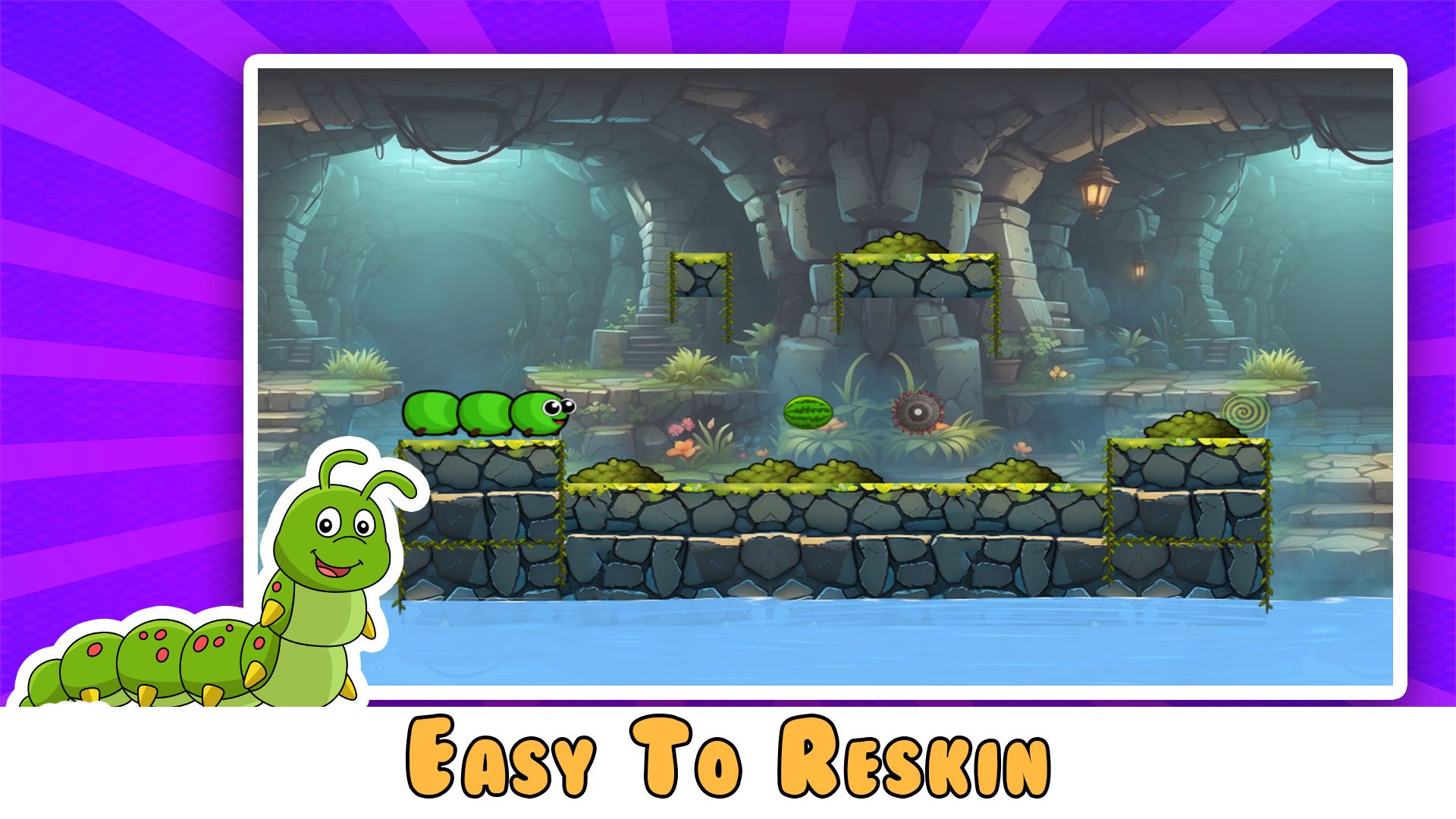 Hungry Caterpillar Html5 Construct3 Game By Bapin Codester