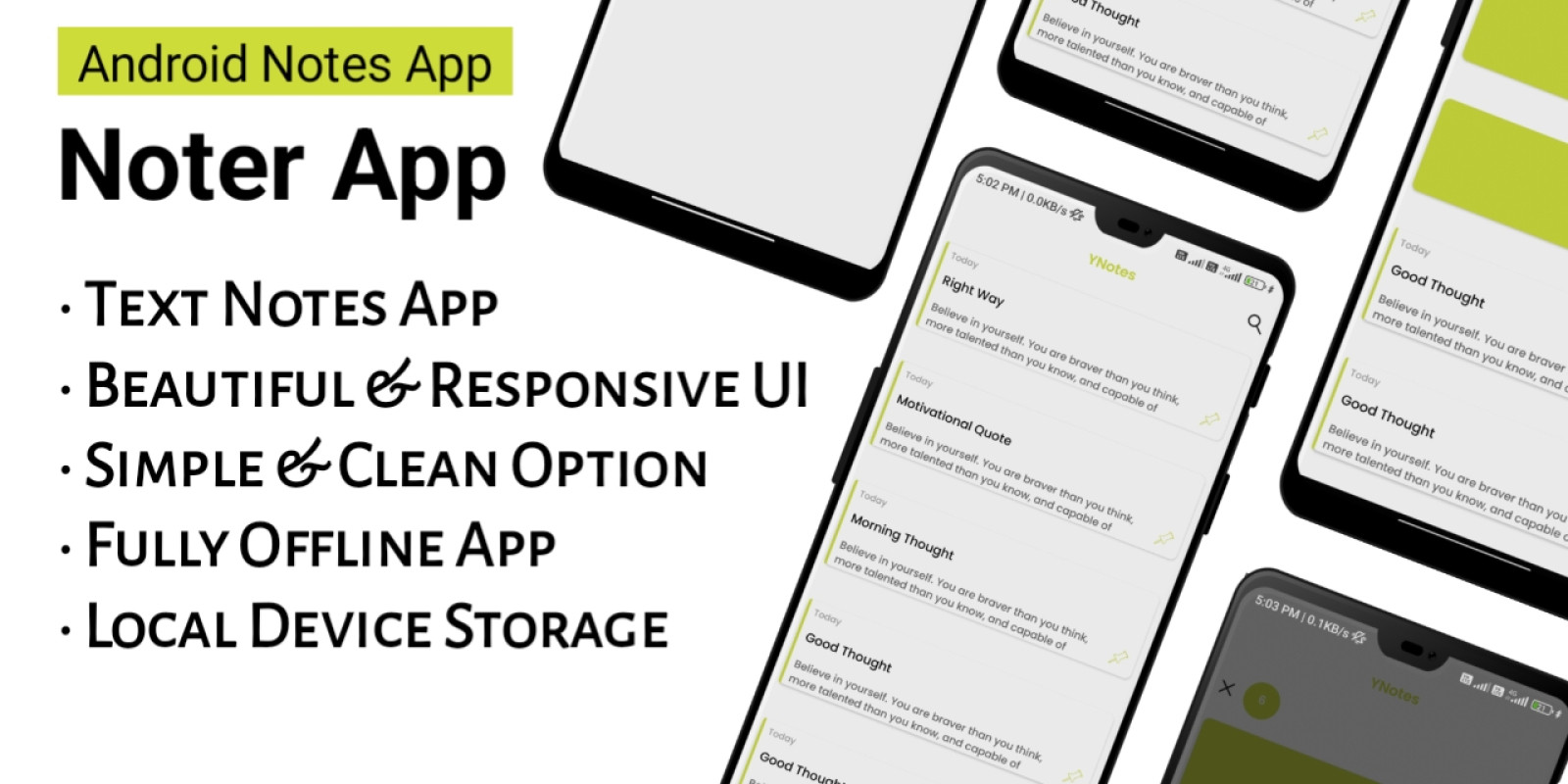 Noter App - Android Studio Project by Ritzmorningstar | Codester