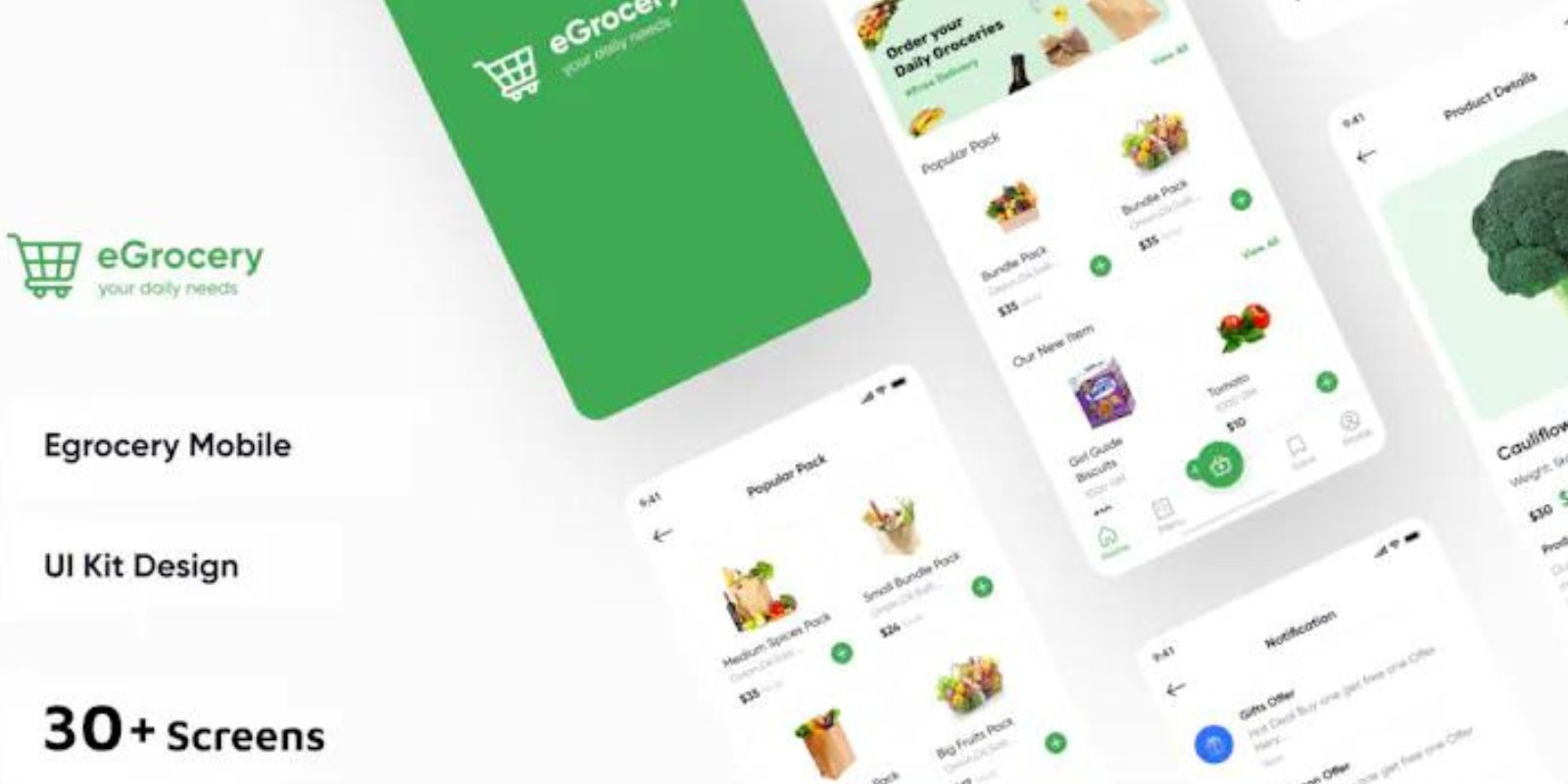 Flutter Grocery App template by Aj12333 | Codester
