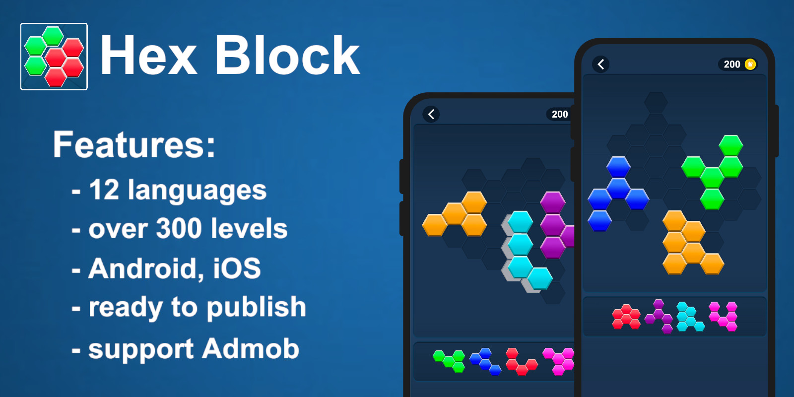 Hex Fill Block Unity Source Code by Stickin | Codester