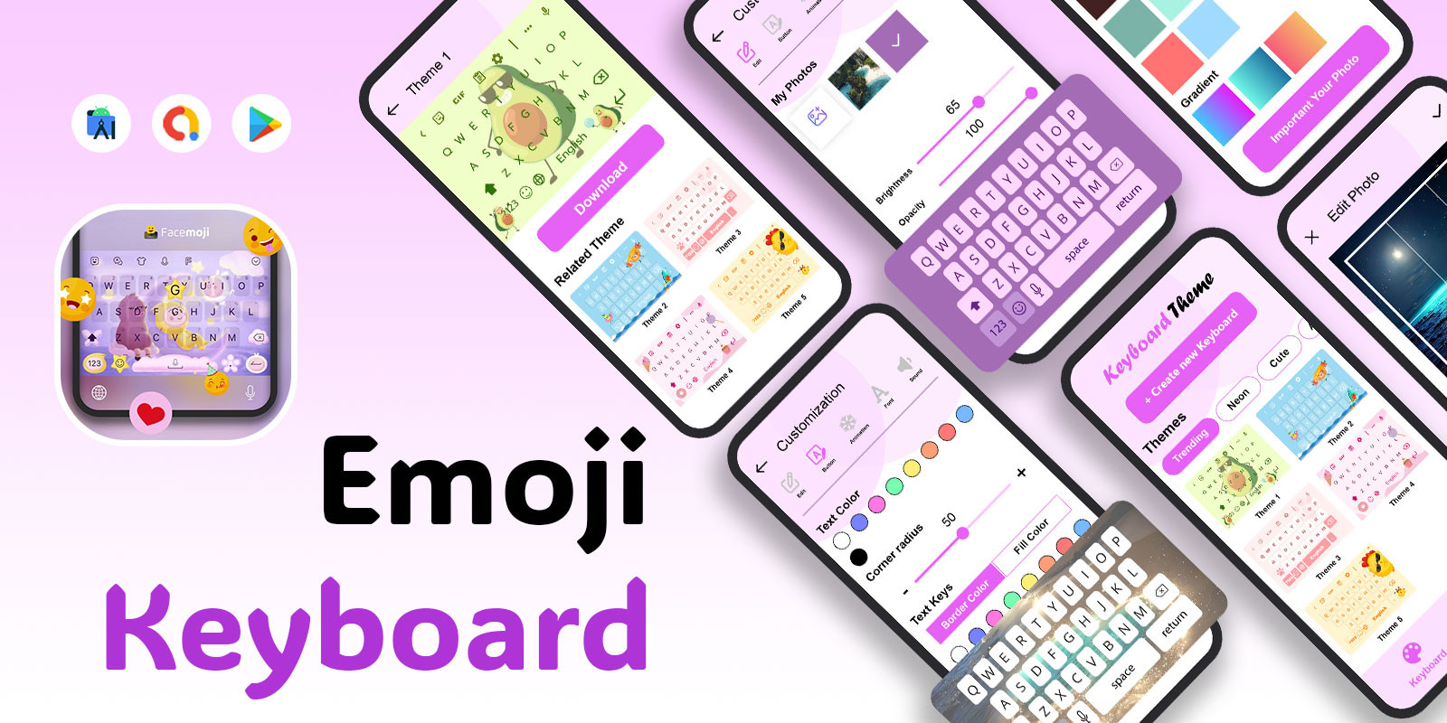 Emoji Keyboard - Android App Template by CodeMaxInfotech | Codester
