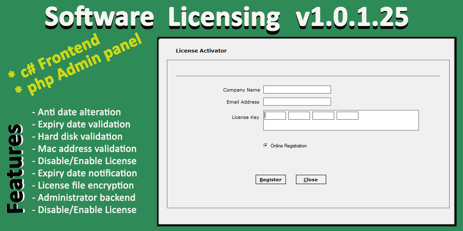 Software License Engine by Taicent | Codester