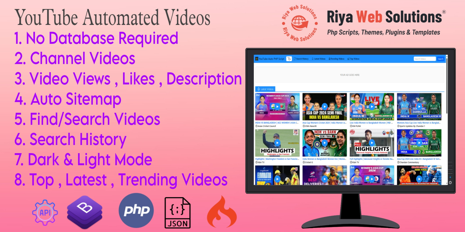 YouTube Automated PHP Script - with CodeIgniter by Riyawebsolutions ...