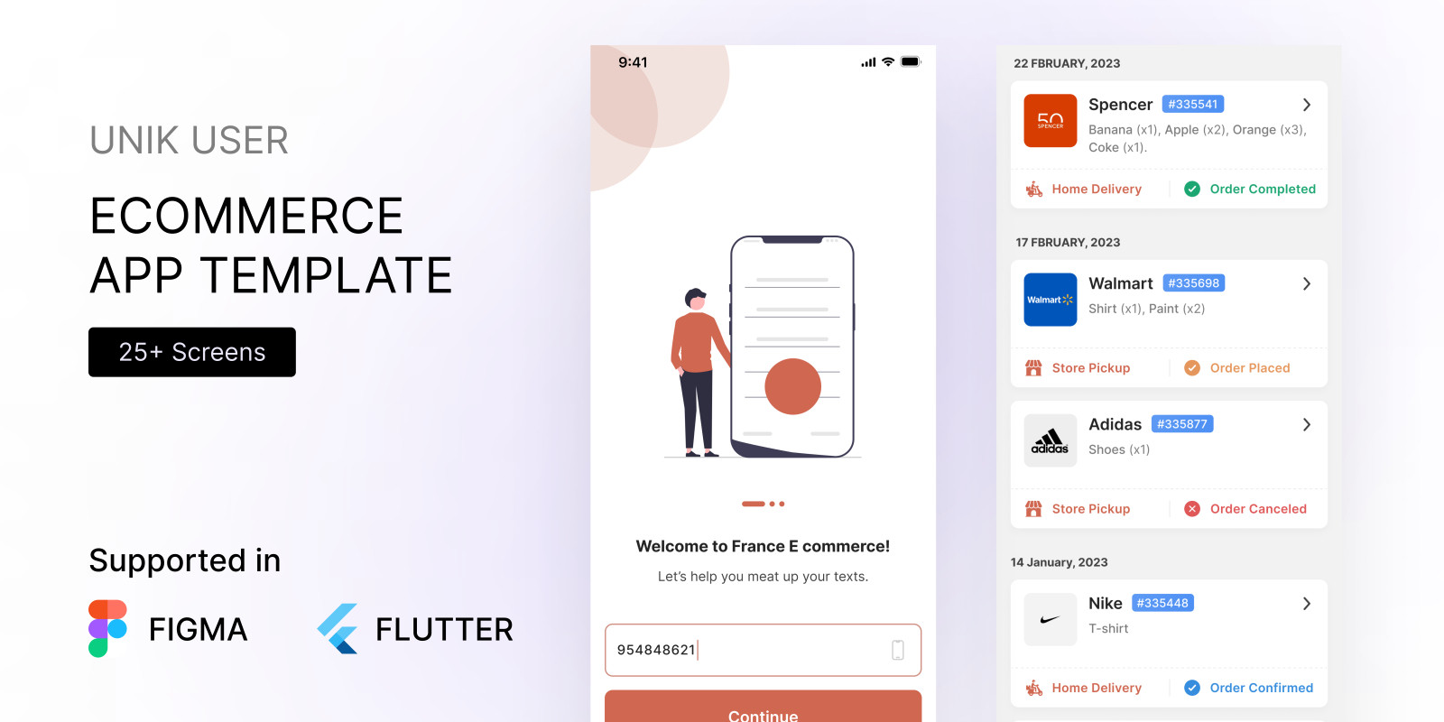 Unik User UI KIT Flutter by Rushabhpatel381 | Codester