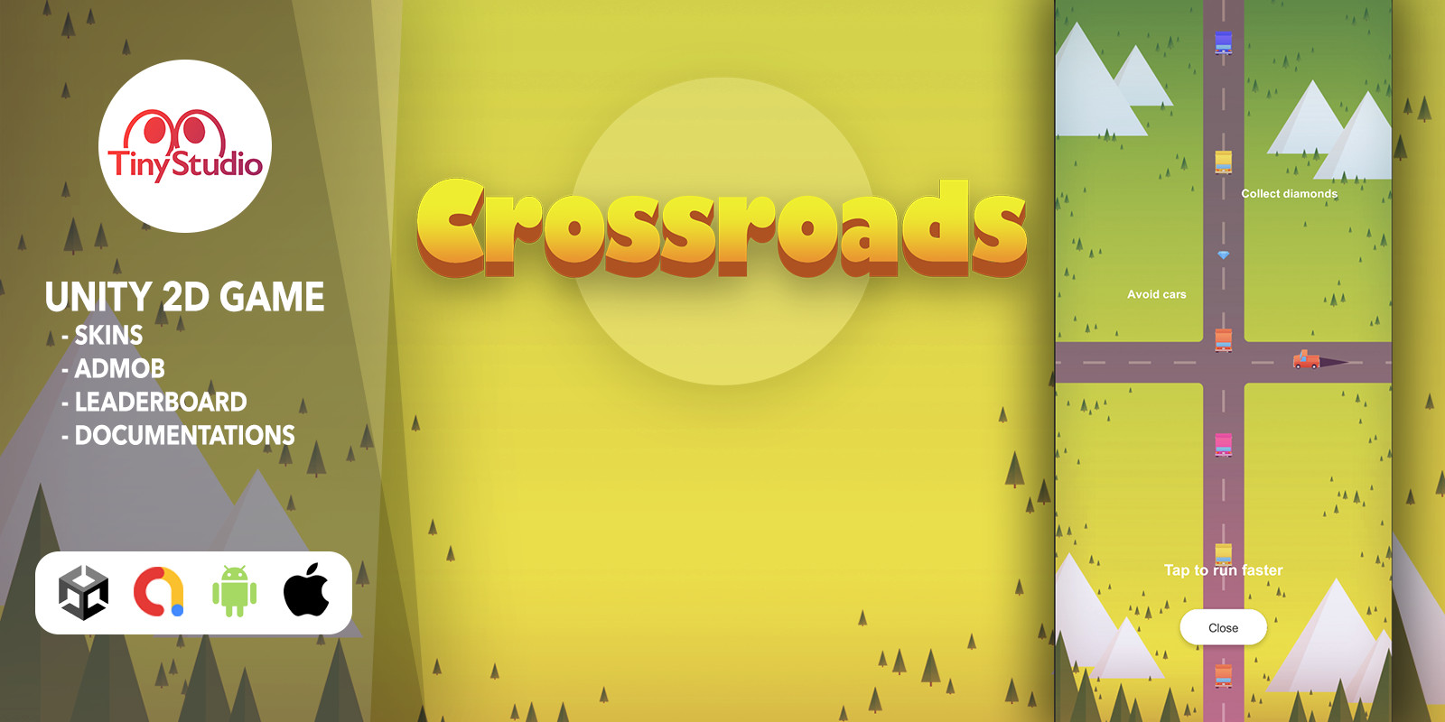 Crossroads - Unity project by TinyStudio | Codester