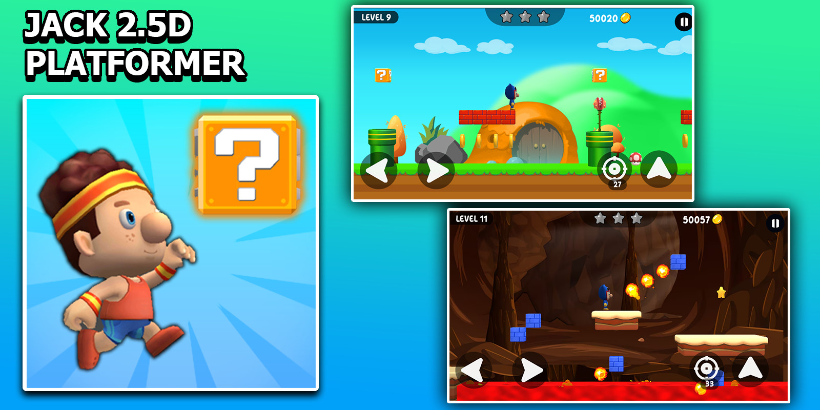 Jack Platformer Game Unity Source Code by NextLevelGames | Codester