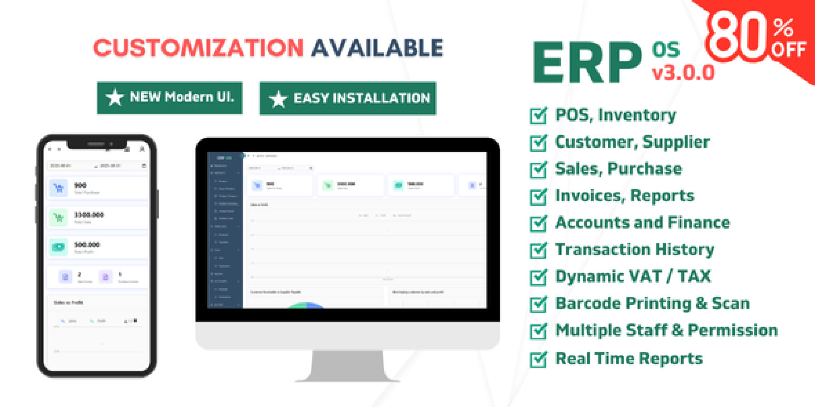 ERP OS - ERP POS Inventory Invoice Software by Omegasolution | Codester